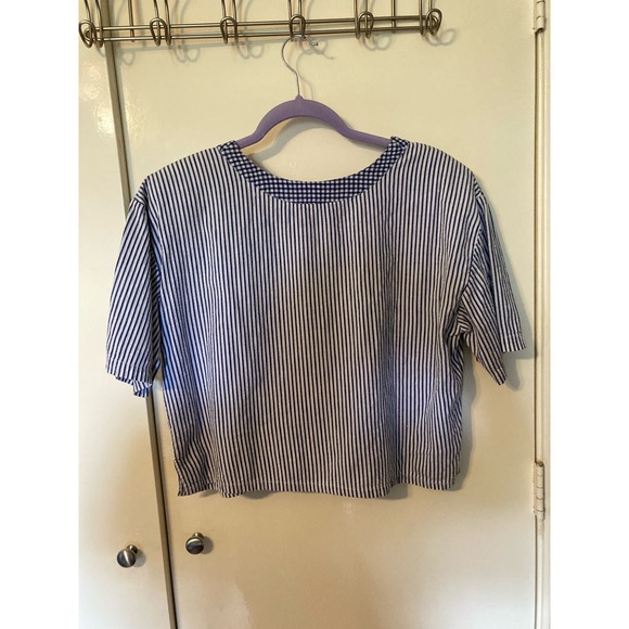 None | Tops | Striped Vintage Crop Top | Poshmark